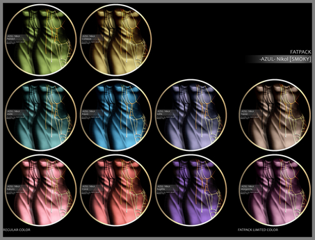 Second Life Marketplace - -AZUL- Nikol [SMOKY]Aqua
